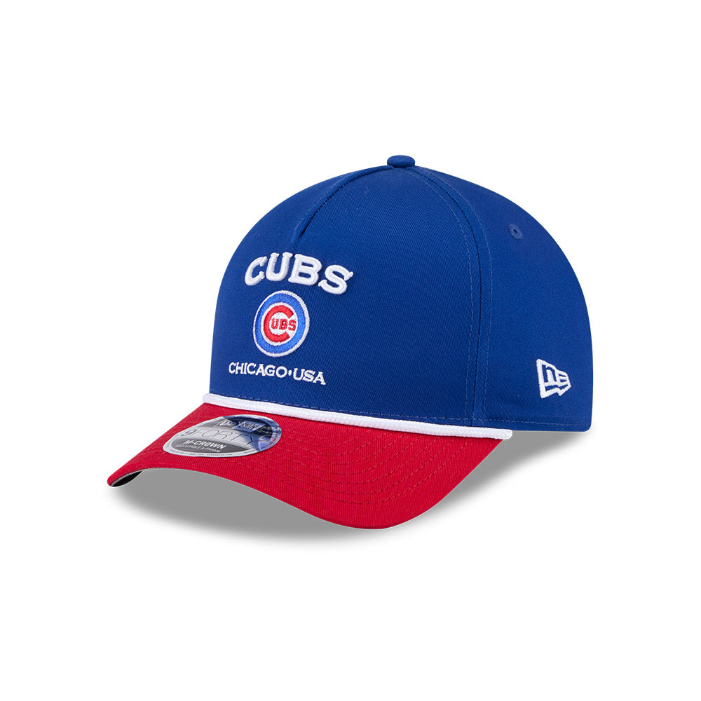 Chicago Cubs New Era 9FORTY M-Crown A-Frame 2-TONE Adjustable Rope Hat ...