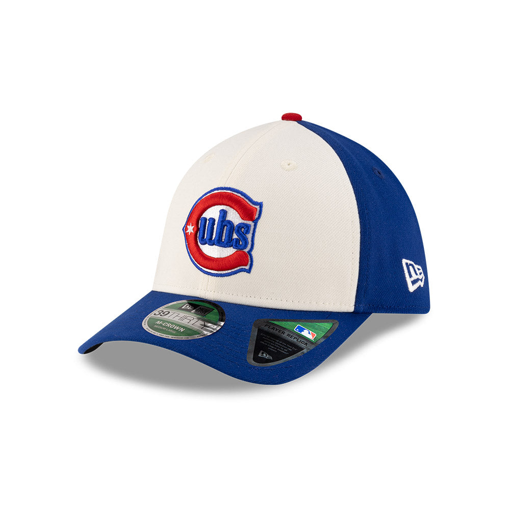 Chicago Cubs New Era 39THIRTY M-Crown Player Replica Alt 2 Flex Fit Ha ...