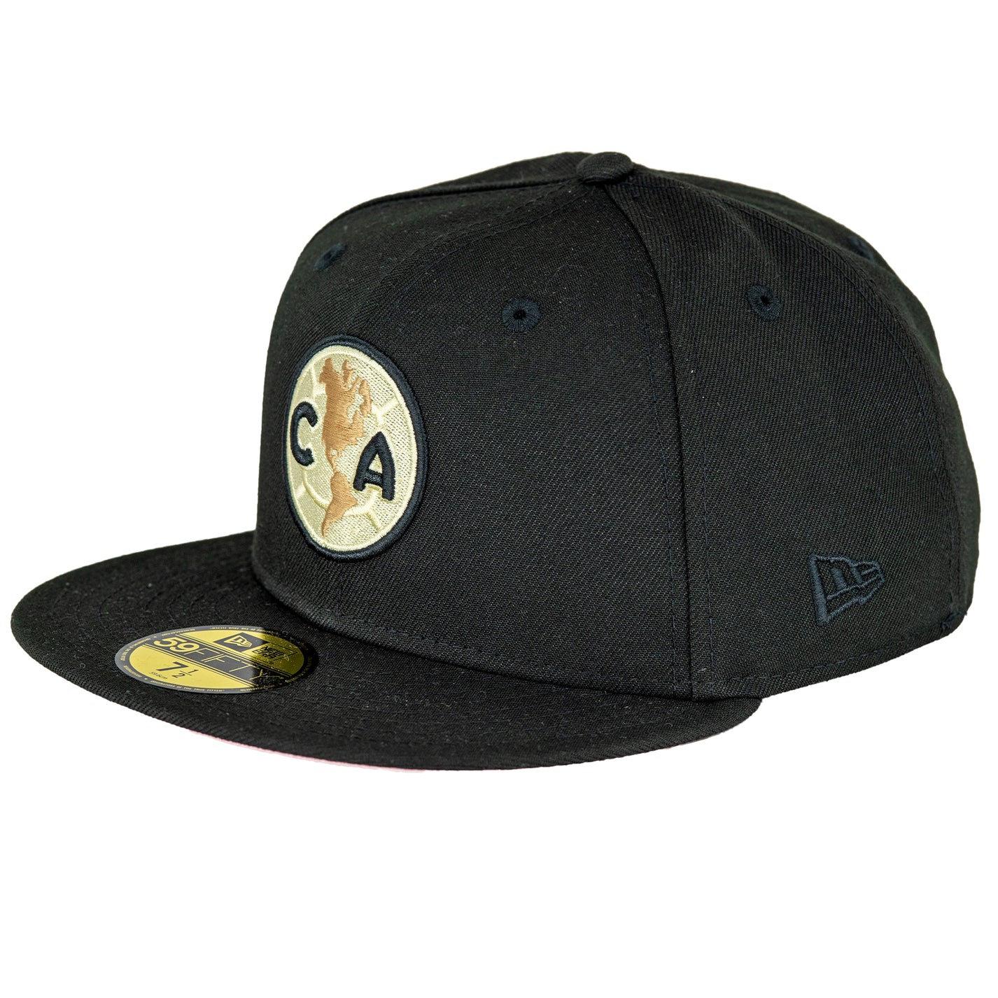 CENTENARIO Club America Black/Pink UV New Era 59FIFTY Fitted Hat ...