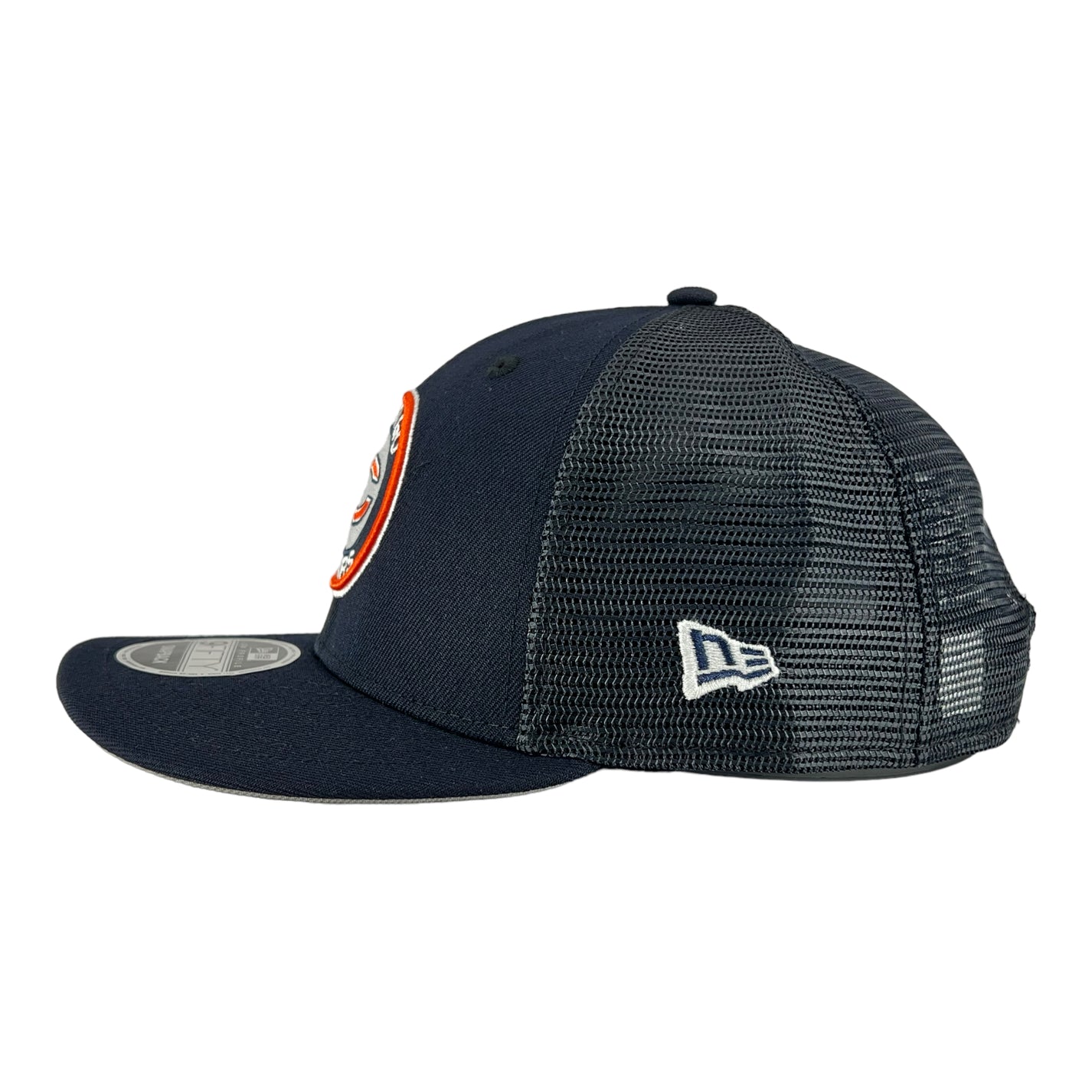 Chicago Bears Navy Bears Circle New Era Low Profile 9FIFTY Snapback Ha ...