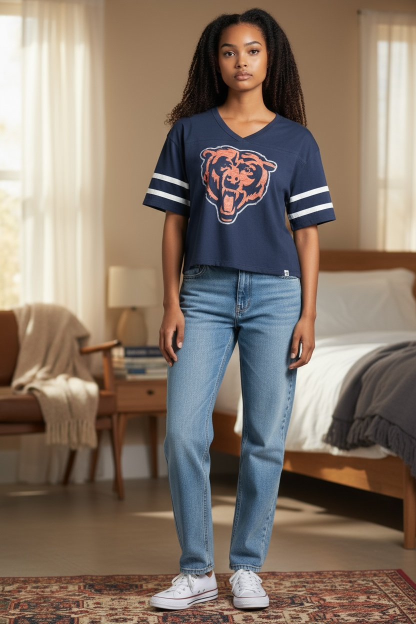 Chicago Bears Women's Premier Scout Crop Tee – Clark Street Sports