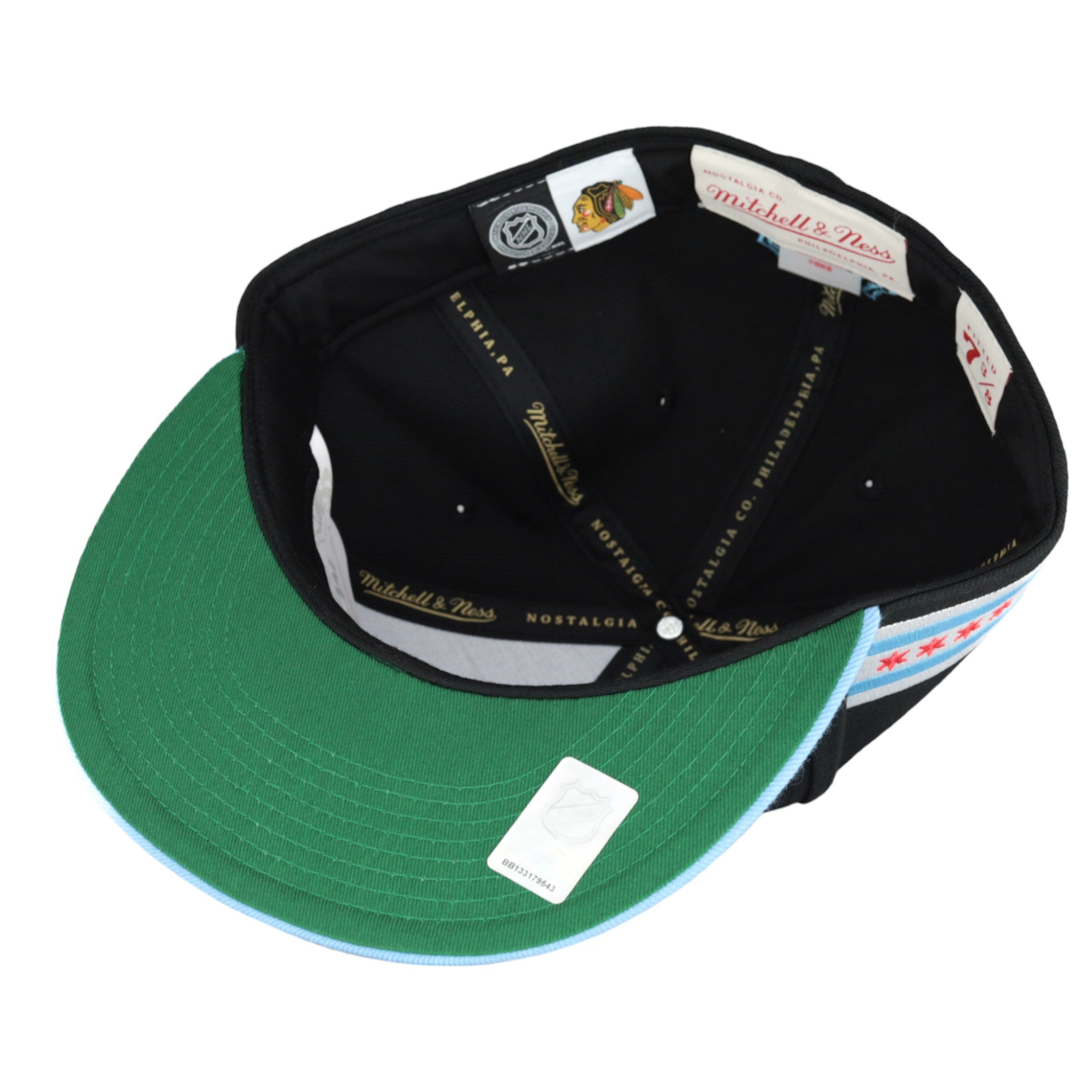 Chicago Blackhawks Chicago Flag Liberty Mitchell & Ness Fitted Hat – Clark Street Sports
