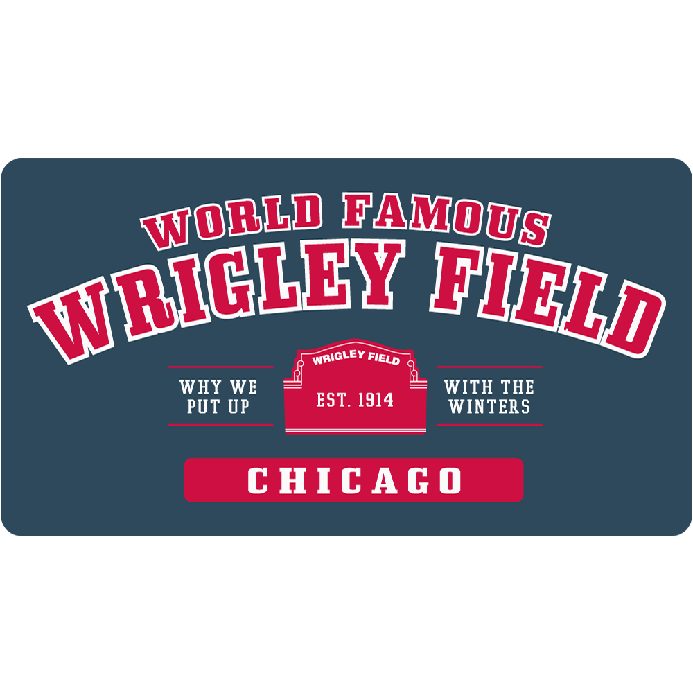 Wrigley Field World Famous Marquee Sticker – Clark Street Sports
