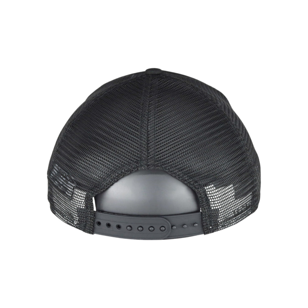 Chicago Cubs New Era 9FORTY A-Frame Foam Front Bullseye Black Trucker ...