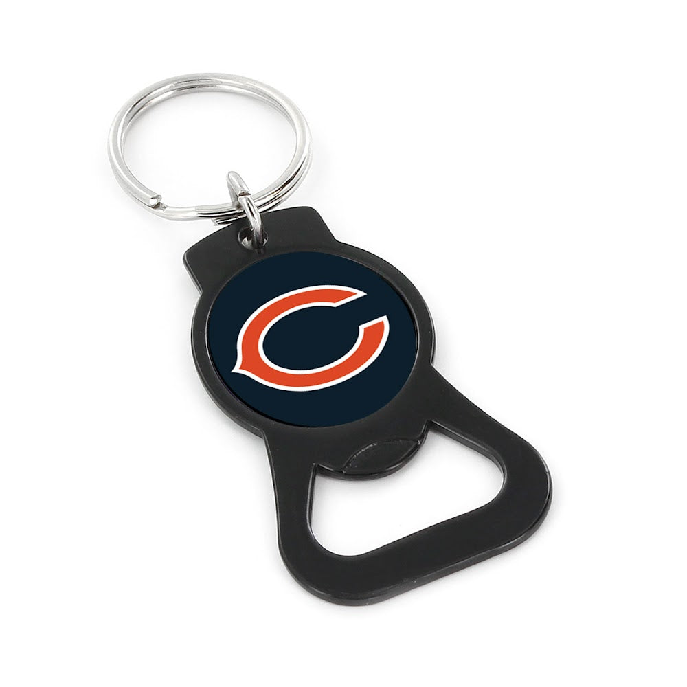 Chicago Bears Black Bottle Opener Keychain – Clark Street Sports