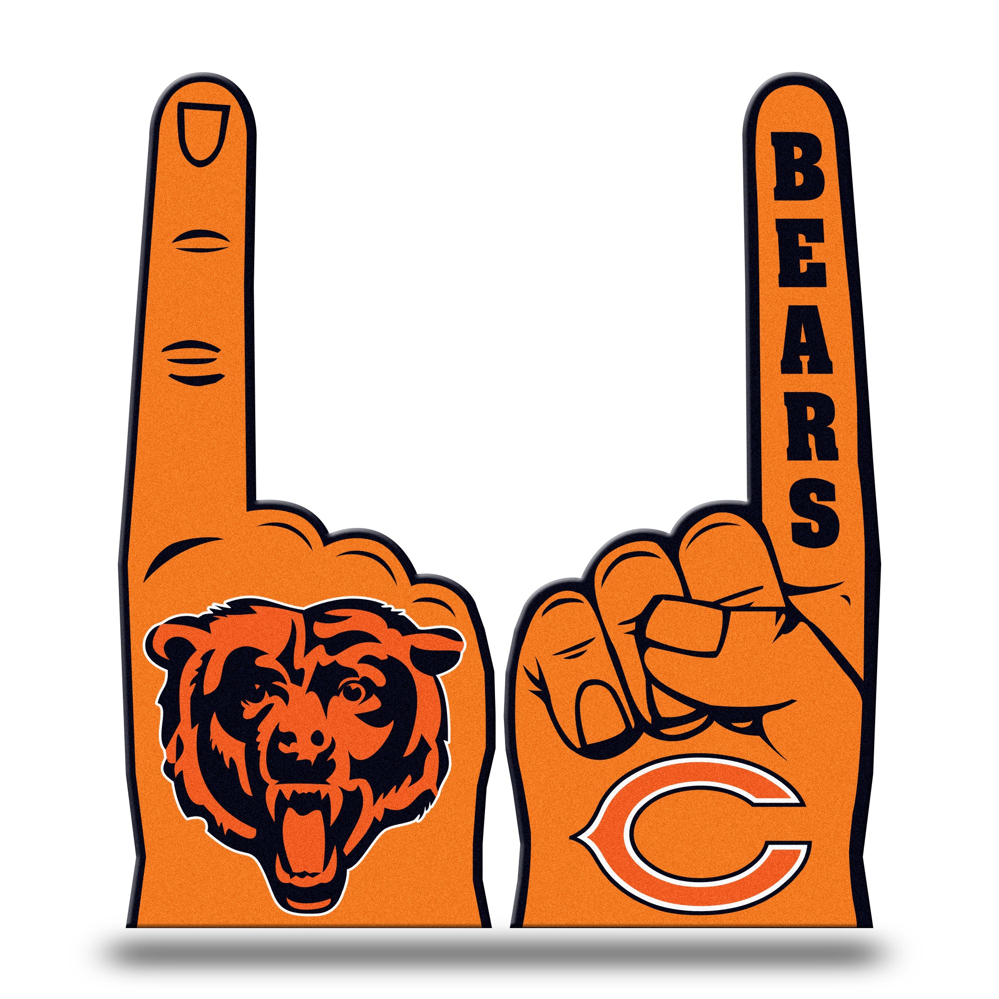 Chicago Bears Orange Foam Finger – Clark Street Sports