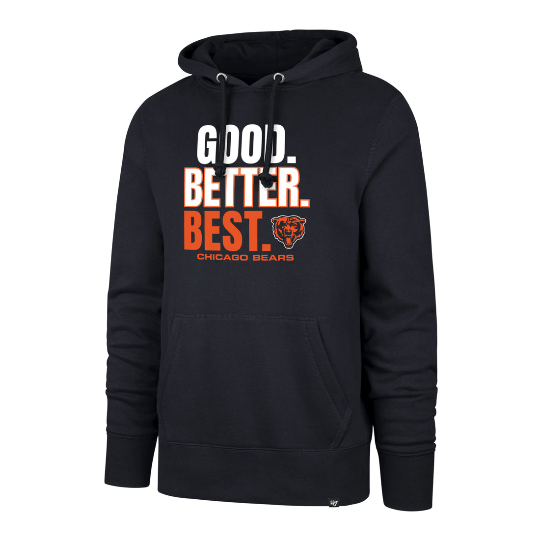 Chicago Bears '47 Good Better Best Navy Hoodie – Clark Street Sports