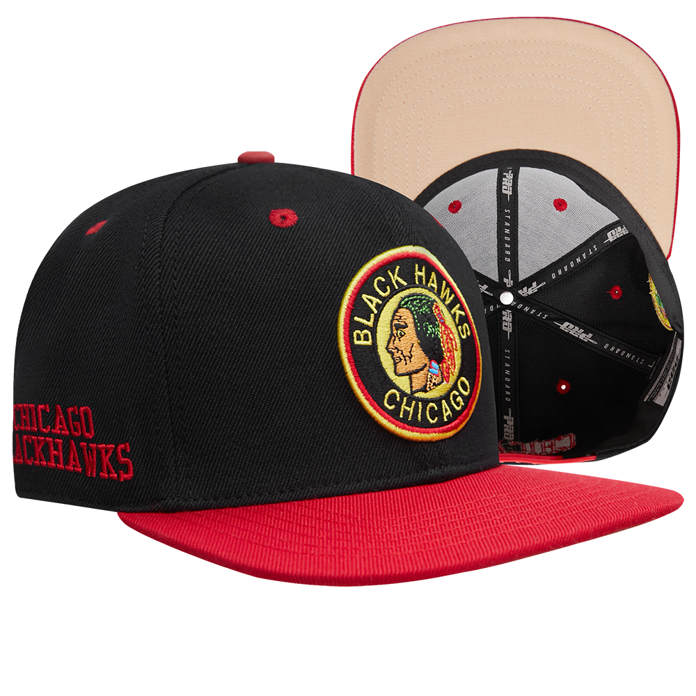 Chicago Blackhawks Pro Standard Black Retro Classic Snapback Hat ...