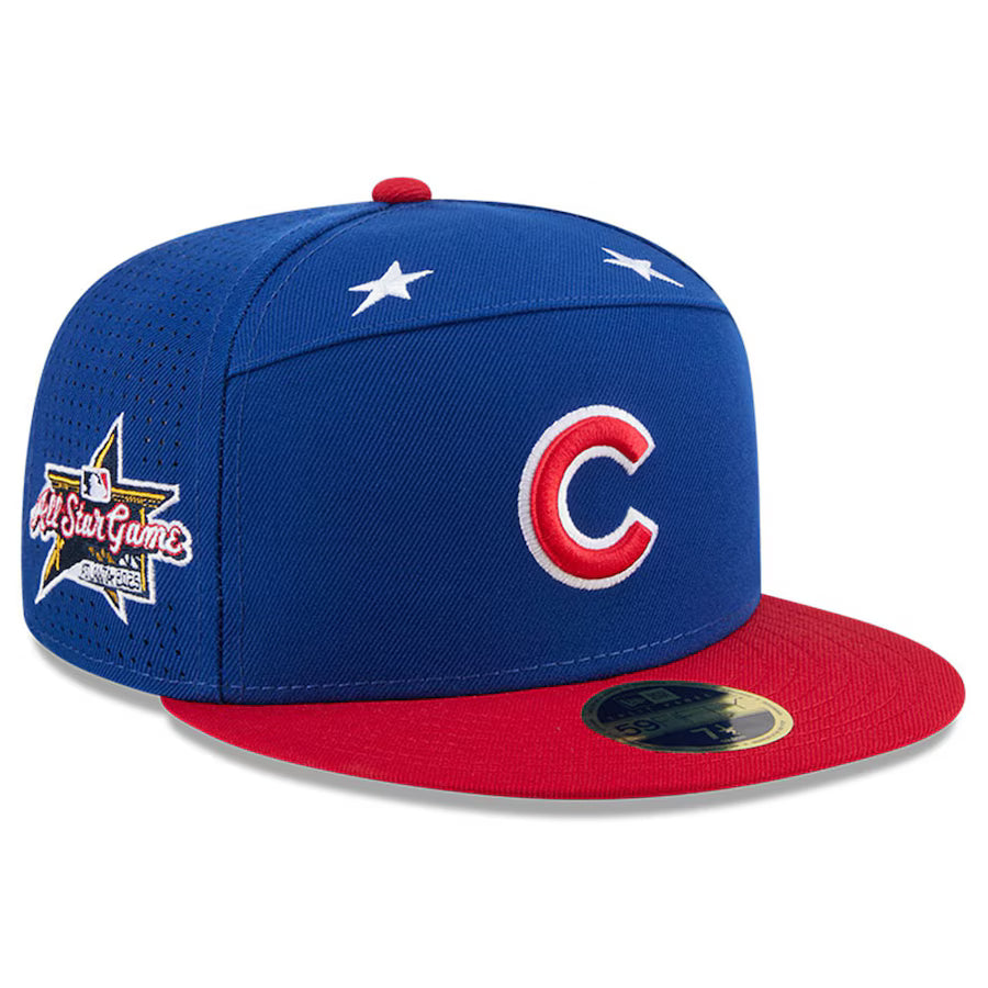 Chicago Cubs New Era Royal/Red 2025 MLB All-Star Side Patch 9FIFTY Sna ...
