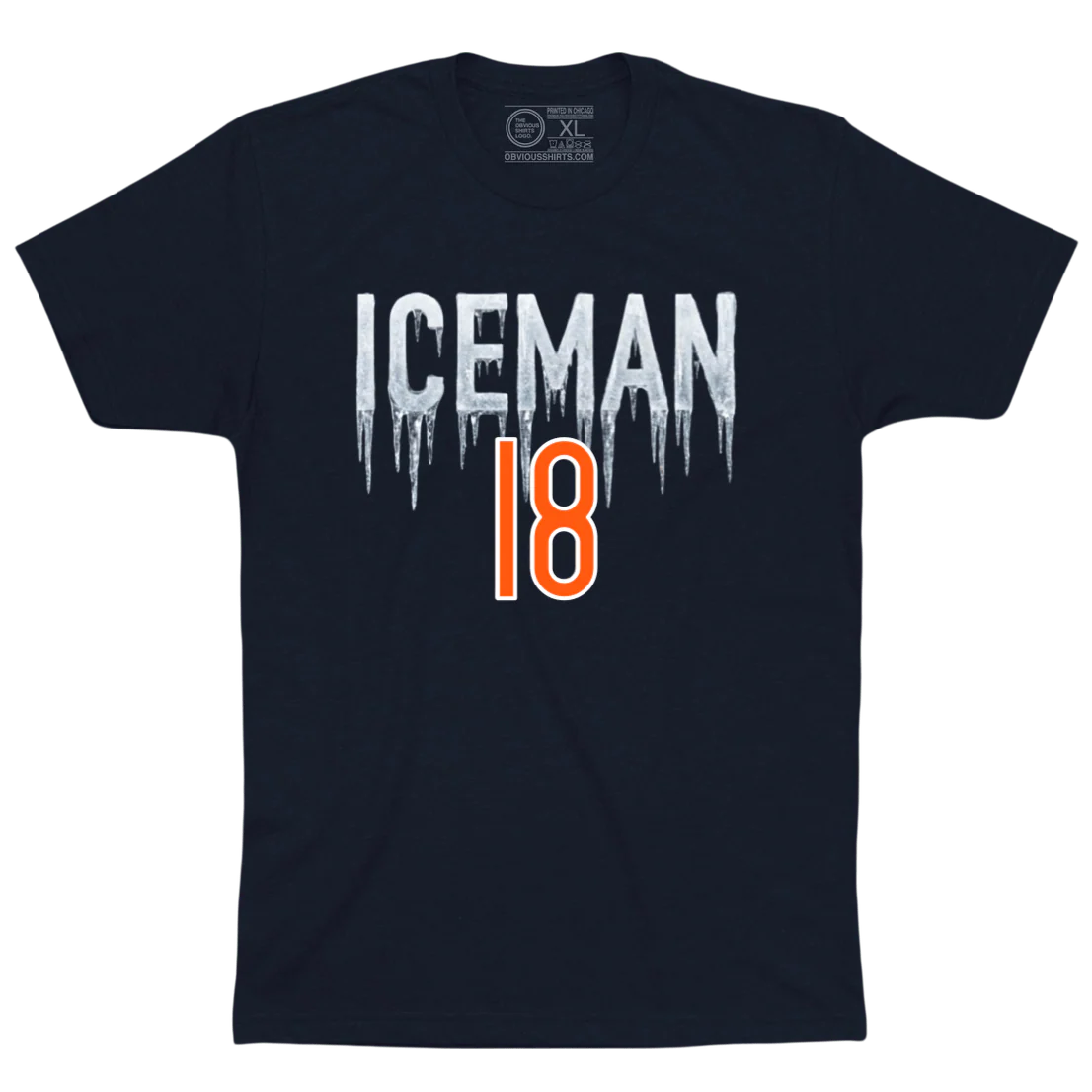 Iceman 18 T-Shirt by Obvious Shirts – Clark Street Sports