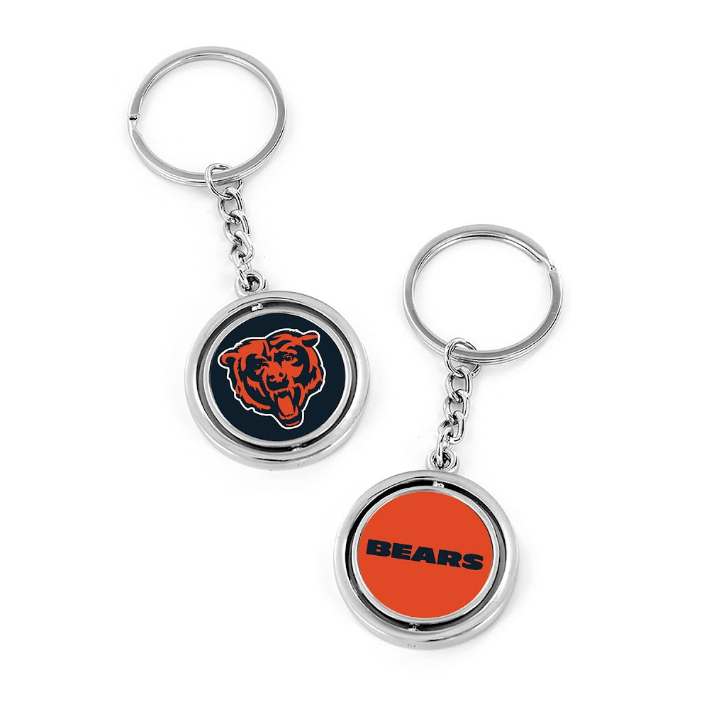 Chicago Bears Aminco Spinning Logo Keychain – Clark Street Sports