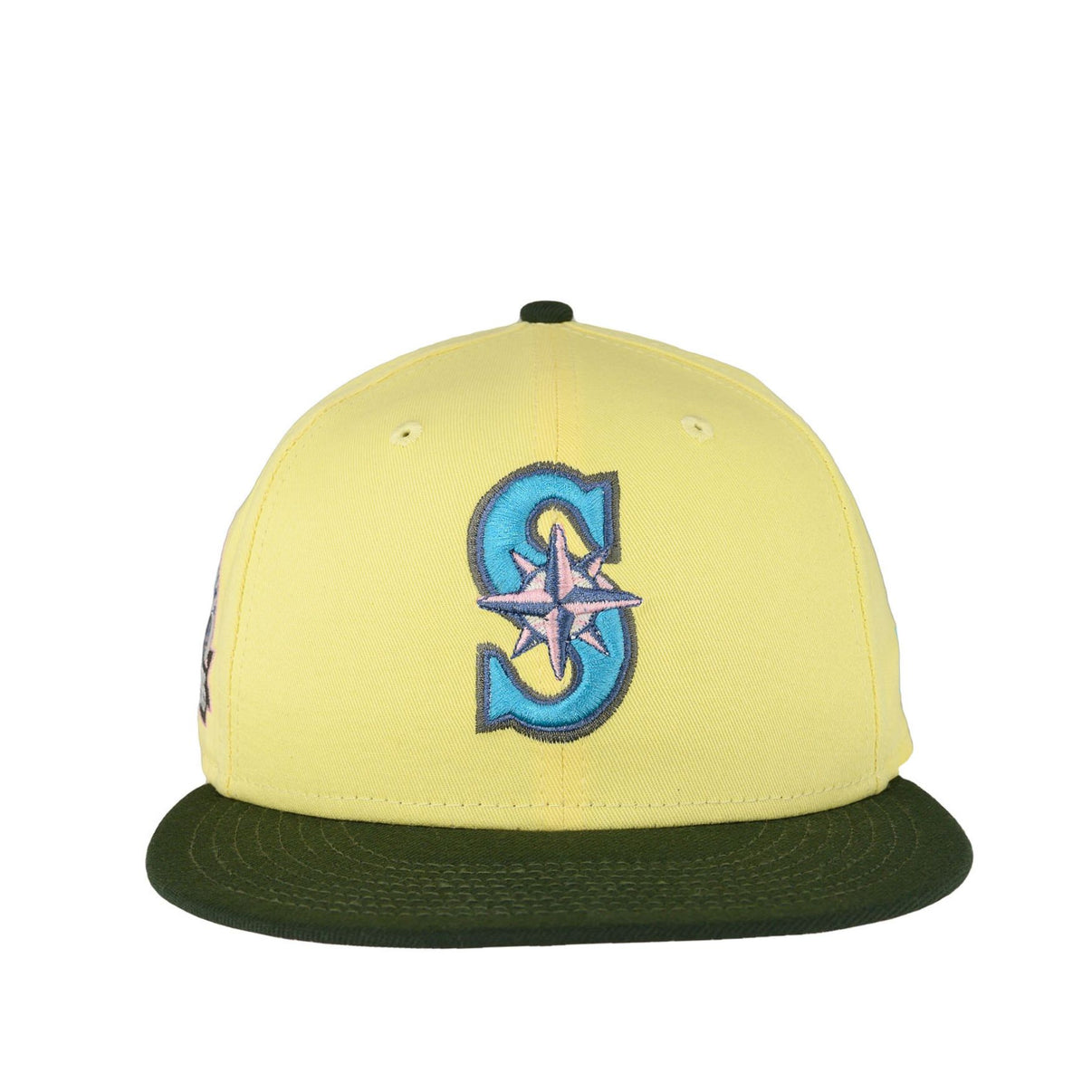 Seattle Mariners Soft Yellow 30th Anniversary New Era 59FIFTY Fitted H ...