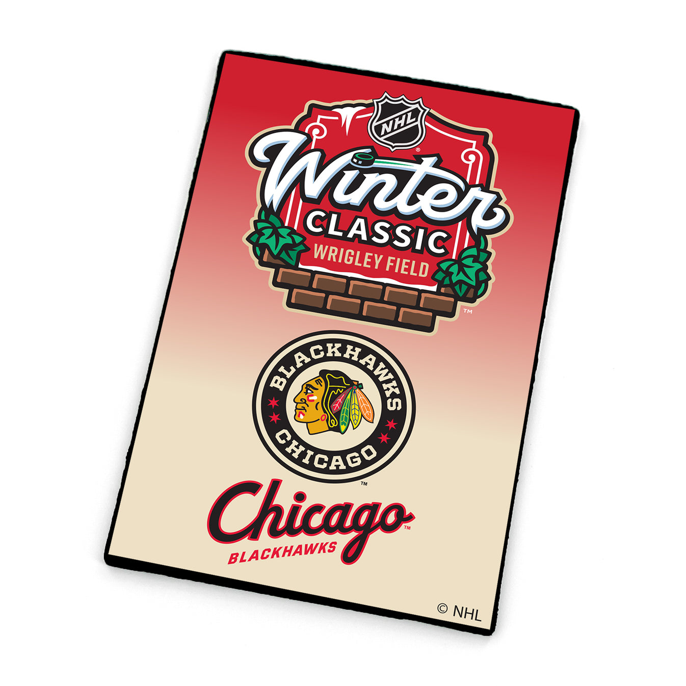 Chicago Blackhawks 2025 Winter Classic 2" x 3" Magnet – Clark Street Sports