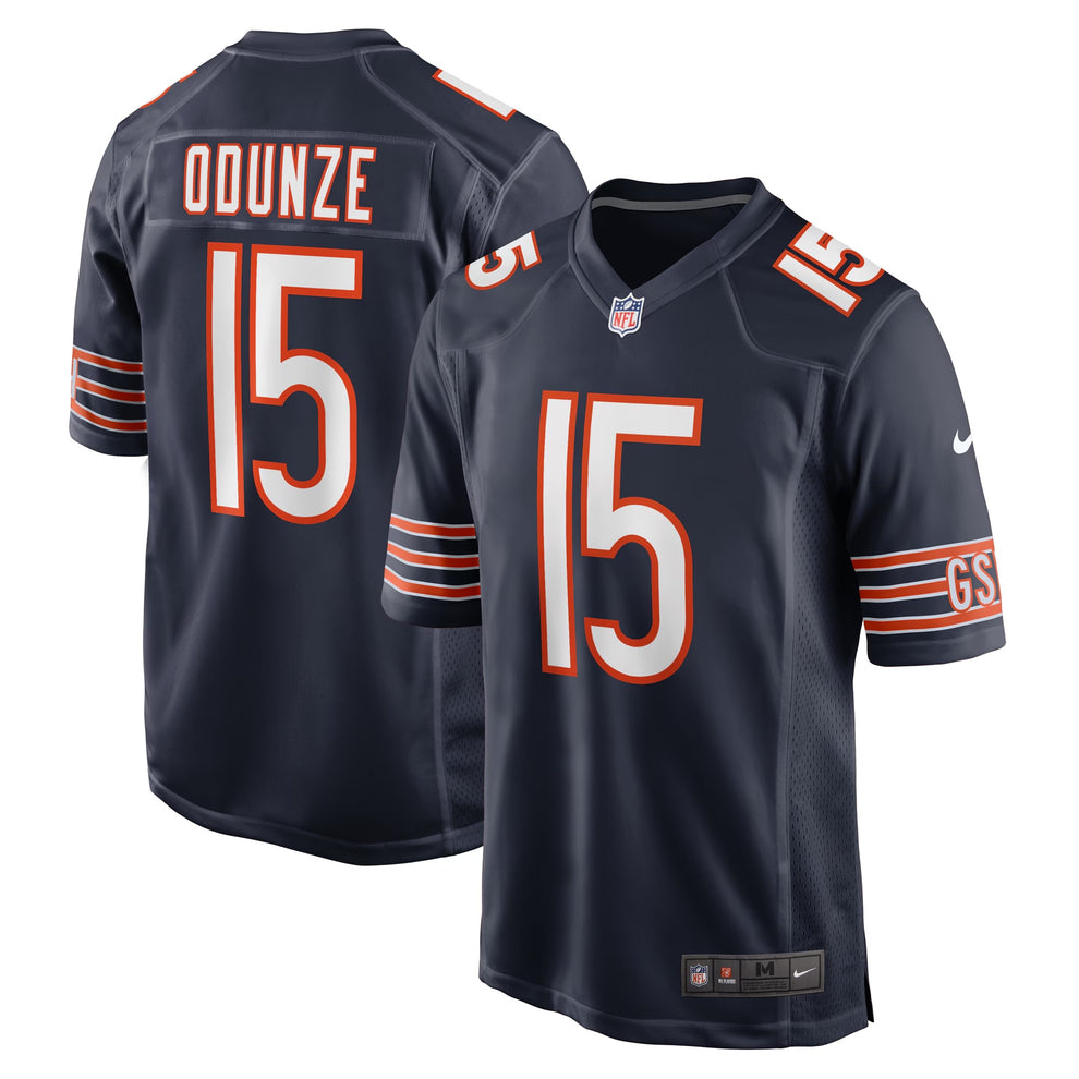 Rome Odunze Chicago Bears Nike Navy Home Replica Jersey – Clark Street ...