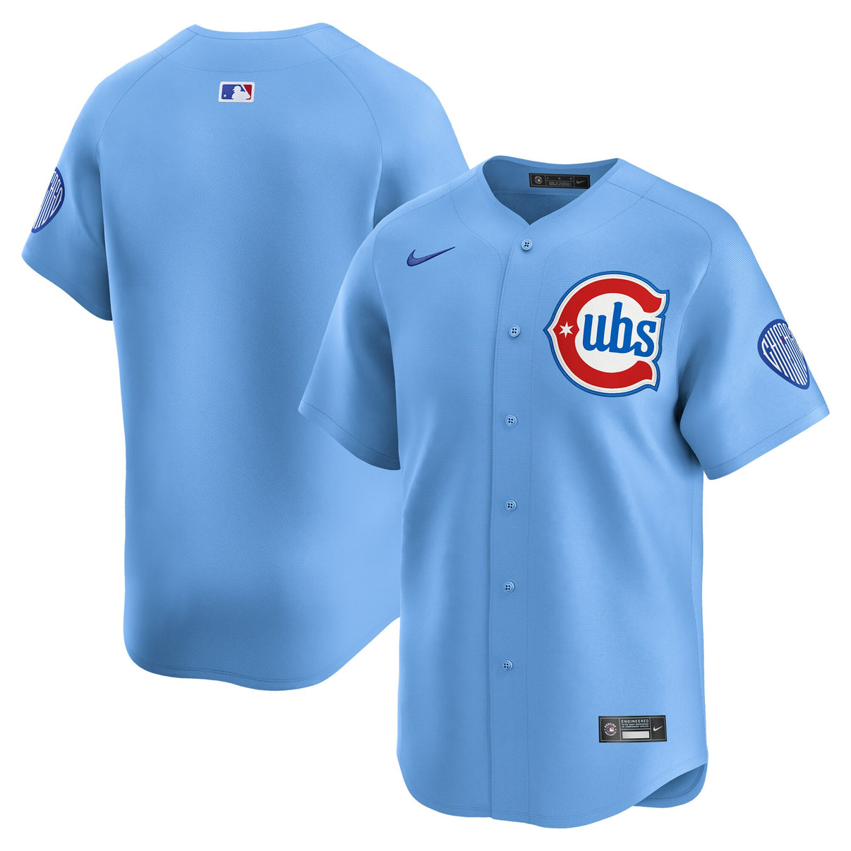 Chicago Cubs Nike Men's Baby Blue 2nd Alternate Limited Jersey – Clark ...
