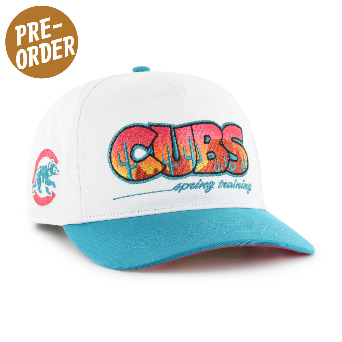 Chicago Cubs Spring Training '47 White Mirage Hitch Snapback Cap ...