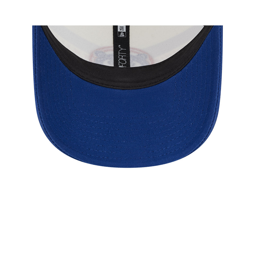 Chicago Cubs Team Stripes Throwback New Era 9FORTY Adjustable Hat ...