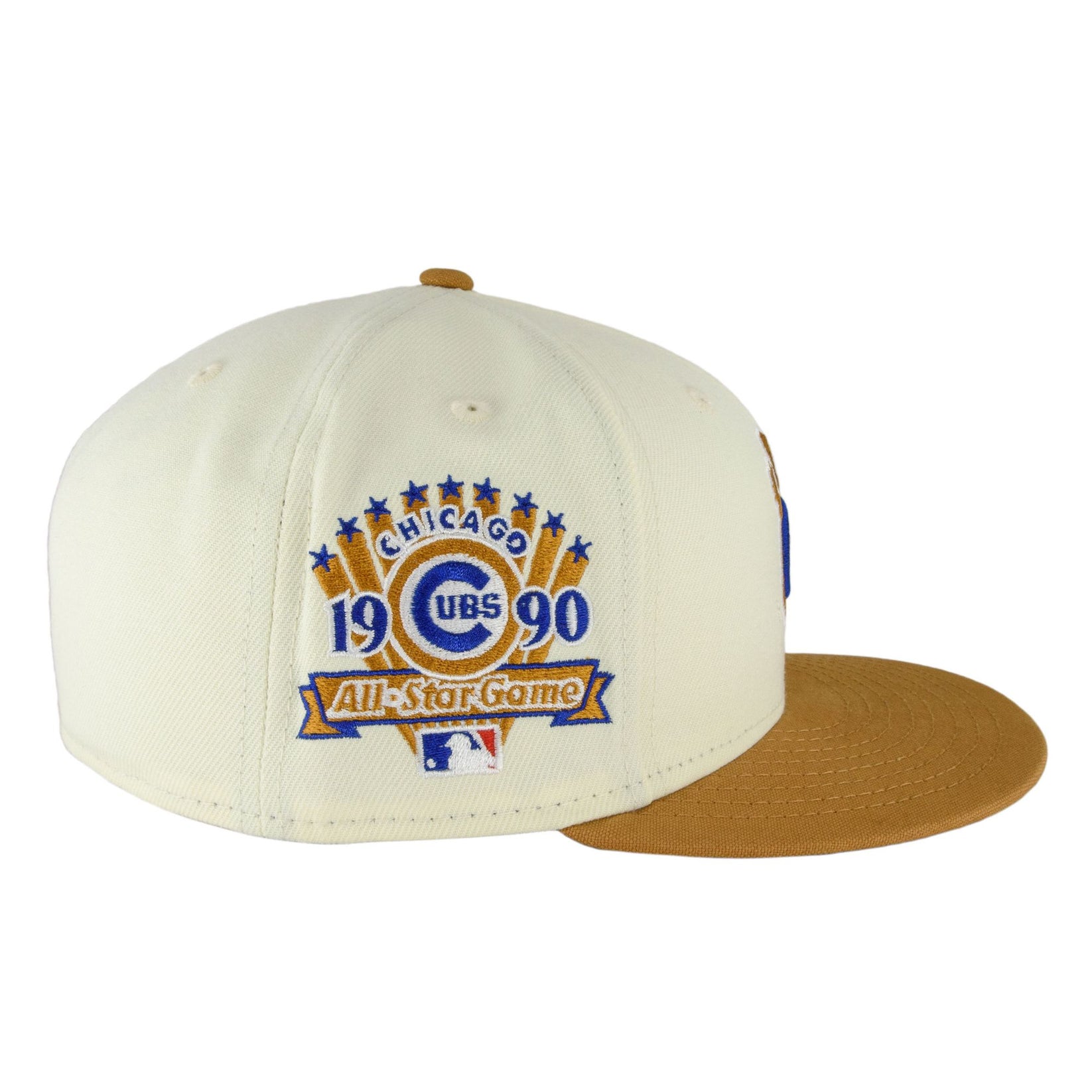 Chicago Cubs Beige Chrome Waving Bear New Era 59FIFTY Fitted Hat ...