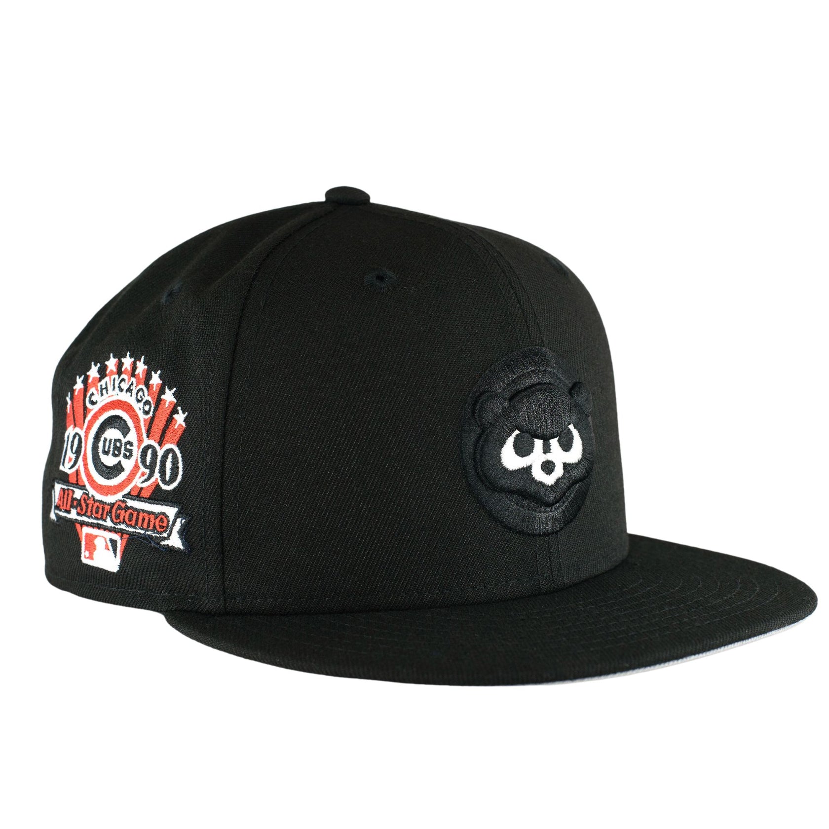 Chicago Cubs Black/Red 1990 ASG New Era 59FIFTY Fitted Hat – Clark ...