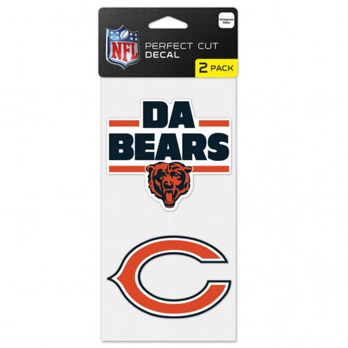 Chicago Bears 2 Pack Da Bears Decal – Clark Street Sports